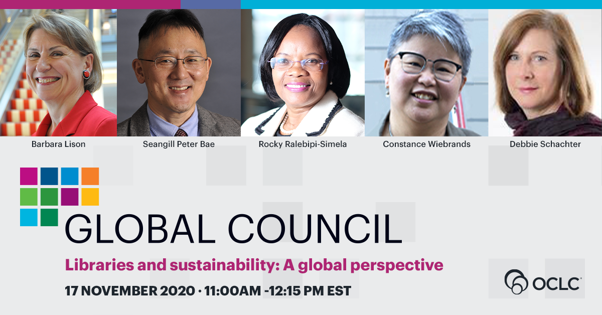 OCLC Global Council webinar | Libraries and sustainability: A global ...