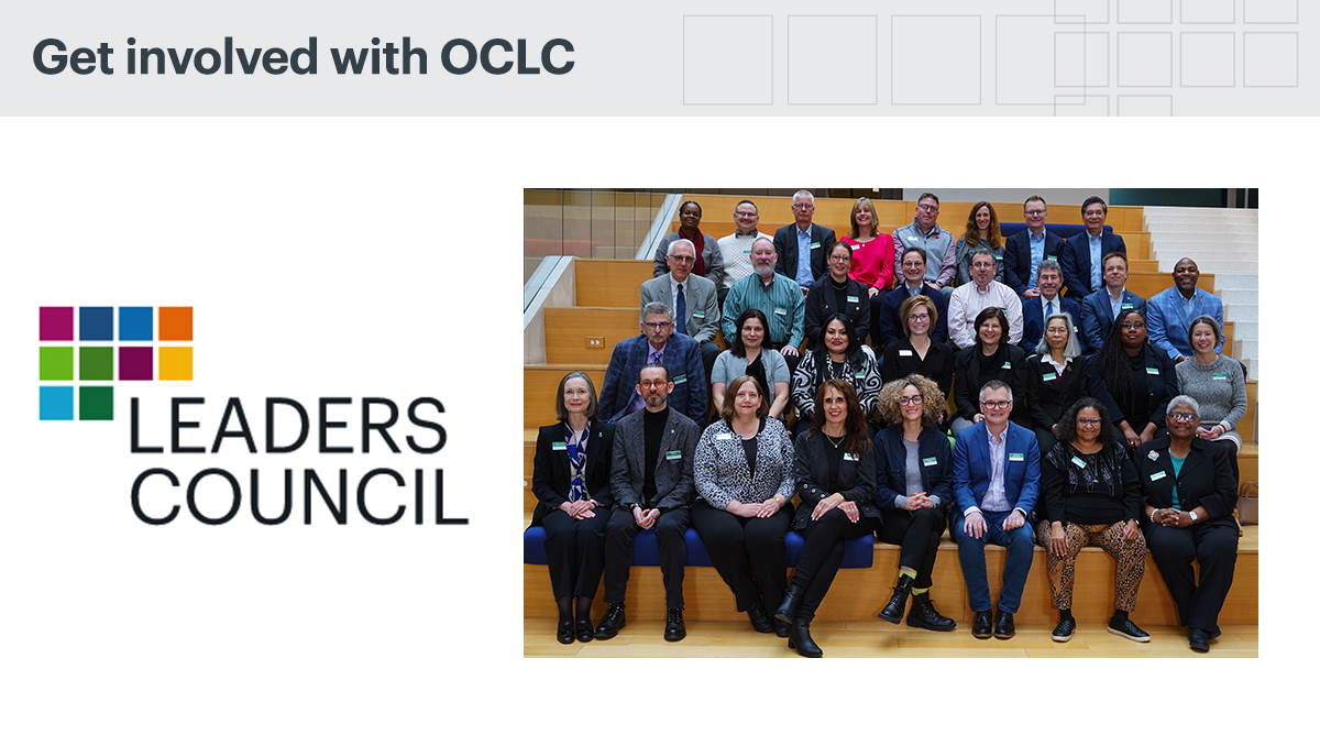 Get involved with OCLC: Leaders Council | OCLC