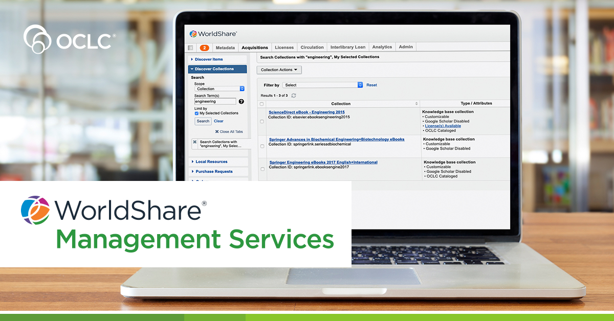 53 new libraries sign on to OCLC's WorldShare Management Services platform | OCLC