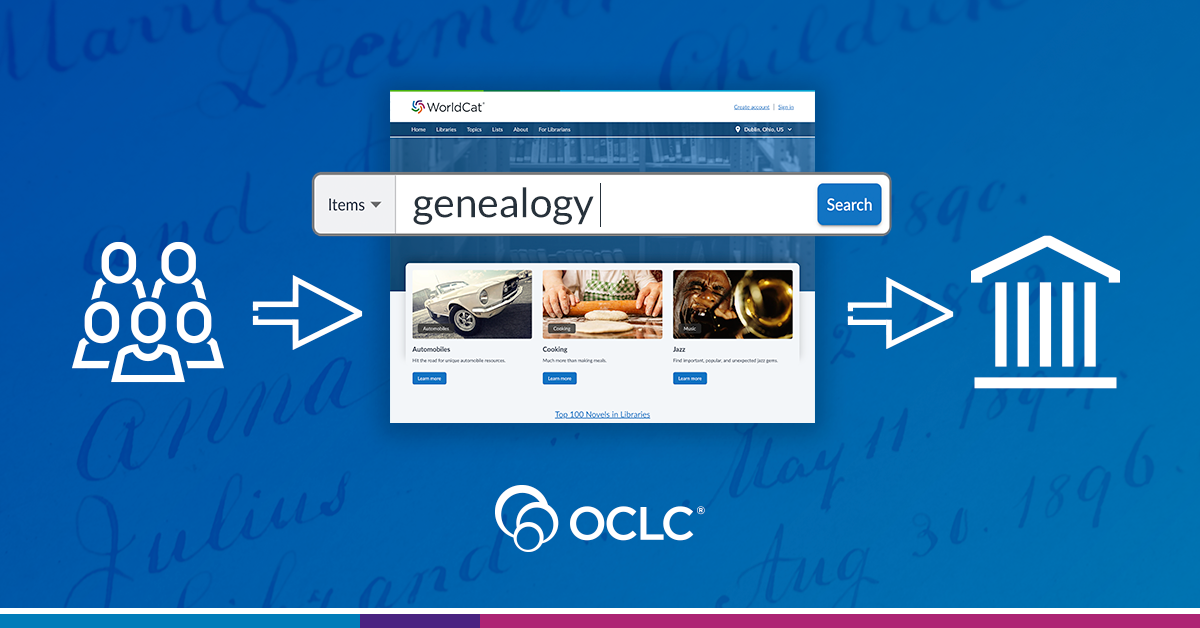 New WorldCat.org connects genealogy enthusiasts, educators, and historians to the world's ...