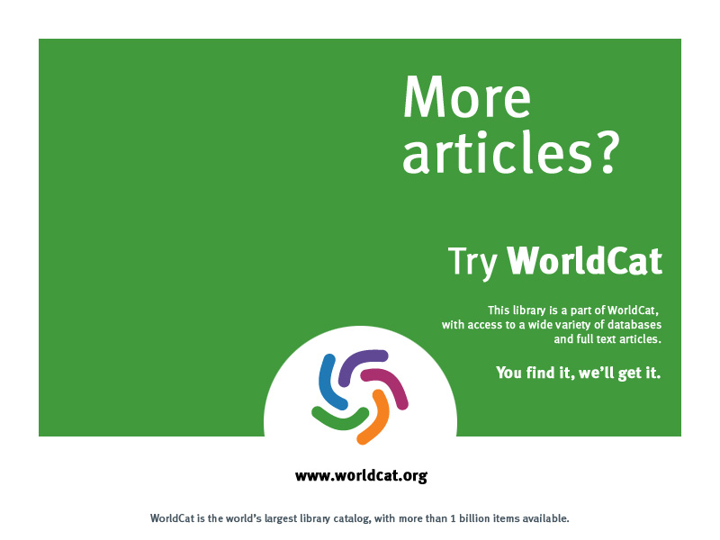 Online promotional tools for WorldCat.org